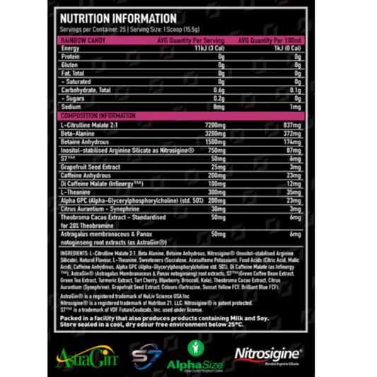 Infinity Supplements MTW